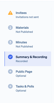 Generate Meeting Transcripts and Summaries in Boardable Video