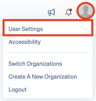 Edit User Settings