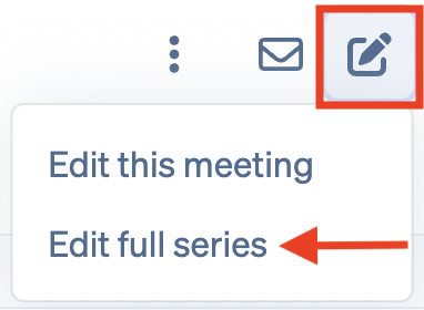 Edit and Understand Recurring Meetings
