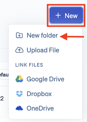 Add Folders to the Document Center