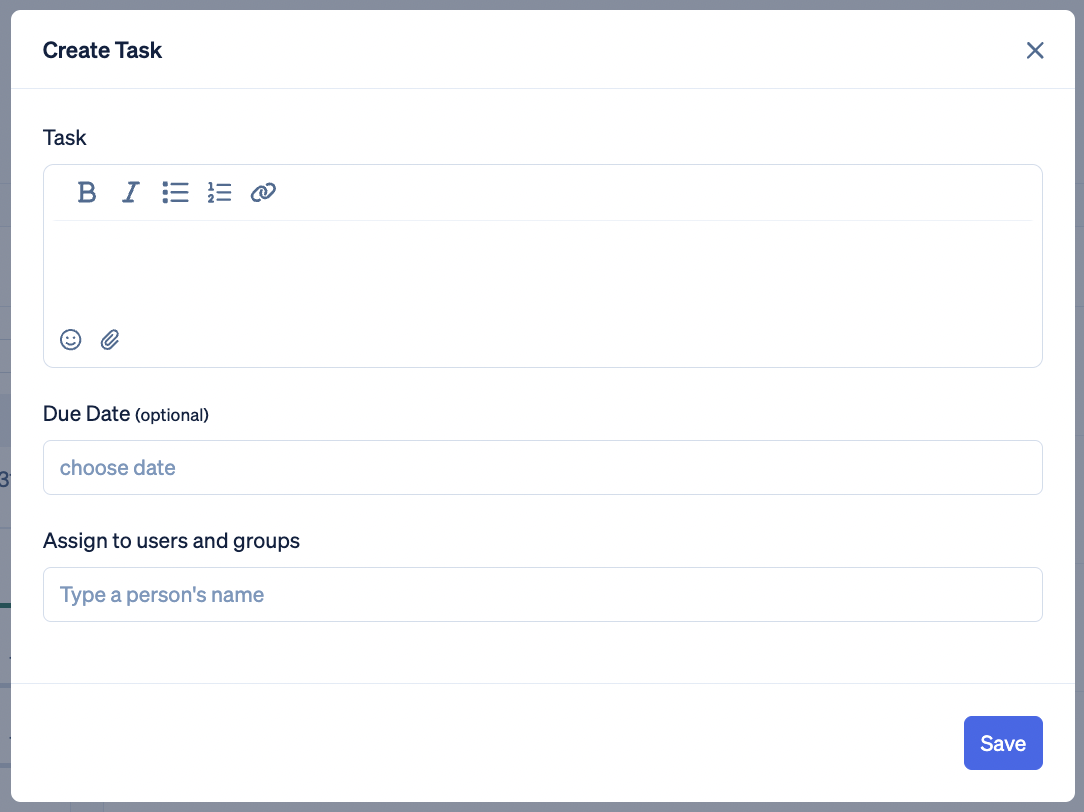 Create a Task