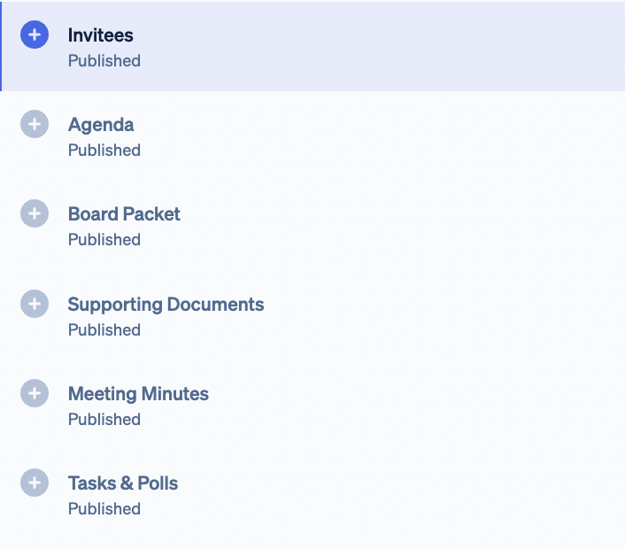 Member / Observer Meeting Page Overview