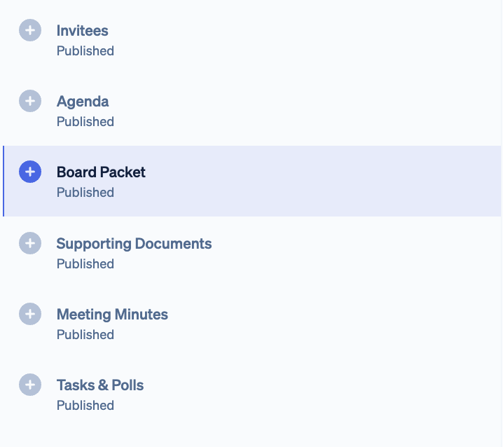 Member / Observer Meeting Page Overview